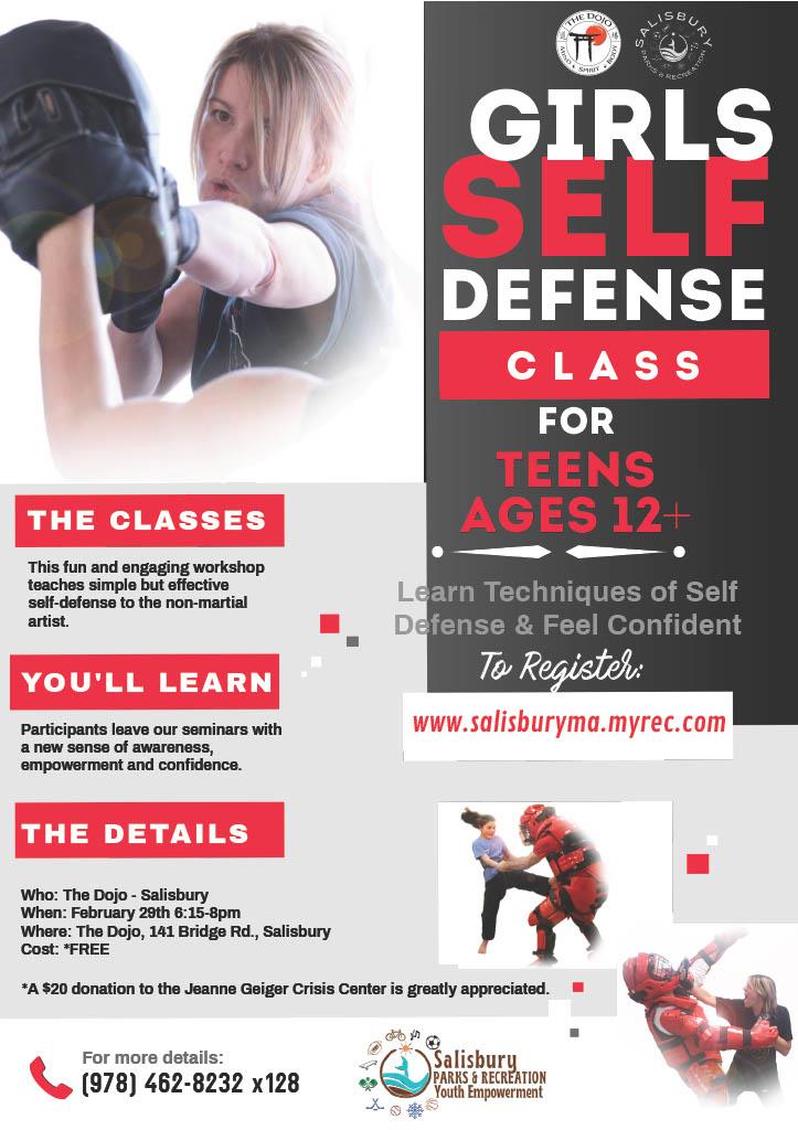 Town of Salisbury: Salisbury Parks & Recreation: GIRLS Self Defense